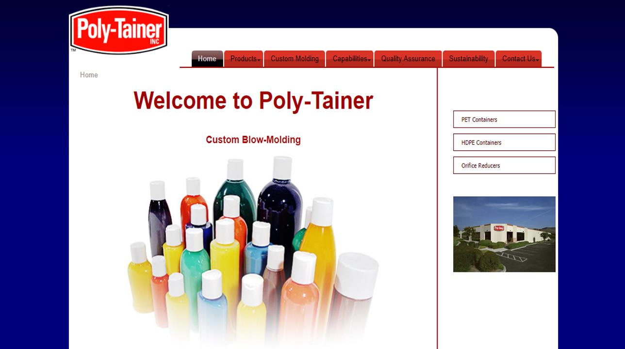 Poly-Tainer Inc. | Blow Molded Plastics Companies